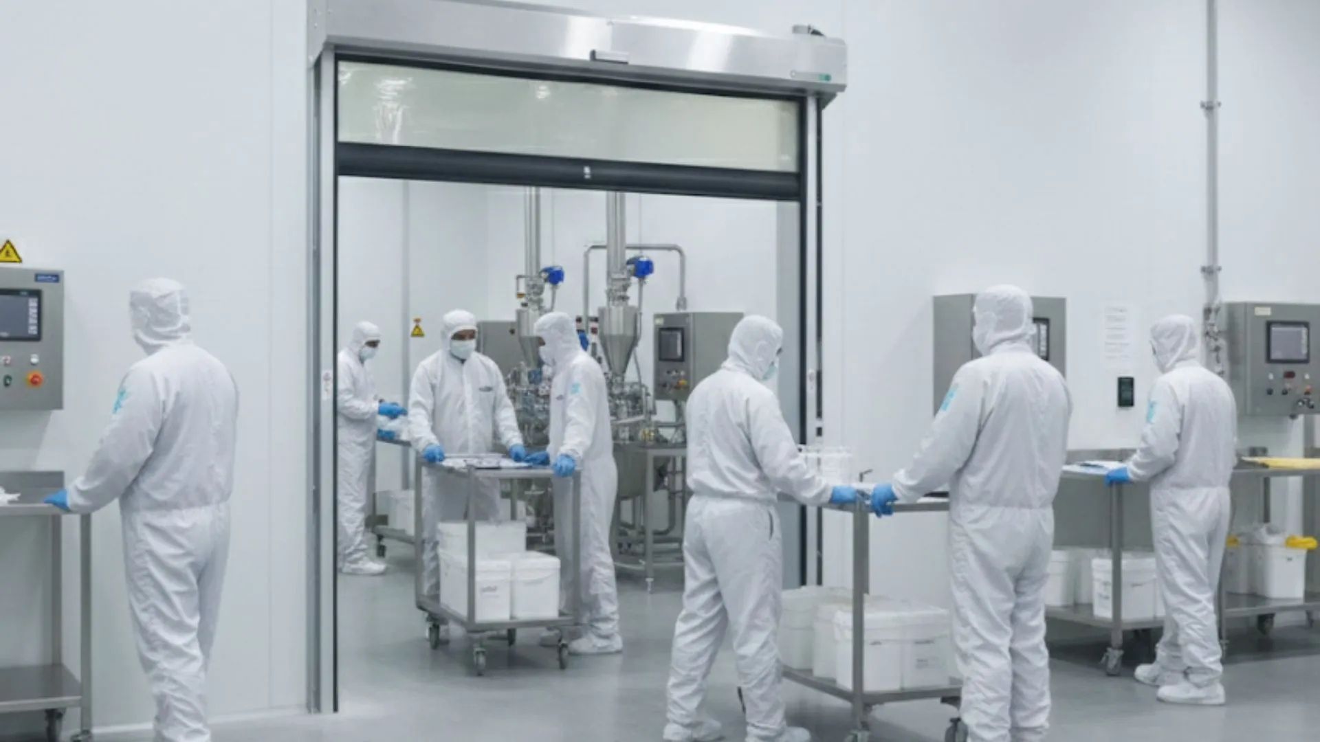 High Speed Door Farmasi: Pintu Cleanroom & Anti Kontaminasi